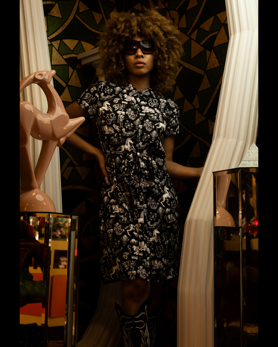 Freak of Nature Summer Dress Black – PRETTY SNAKE