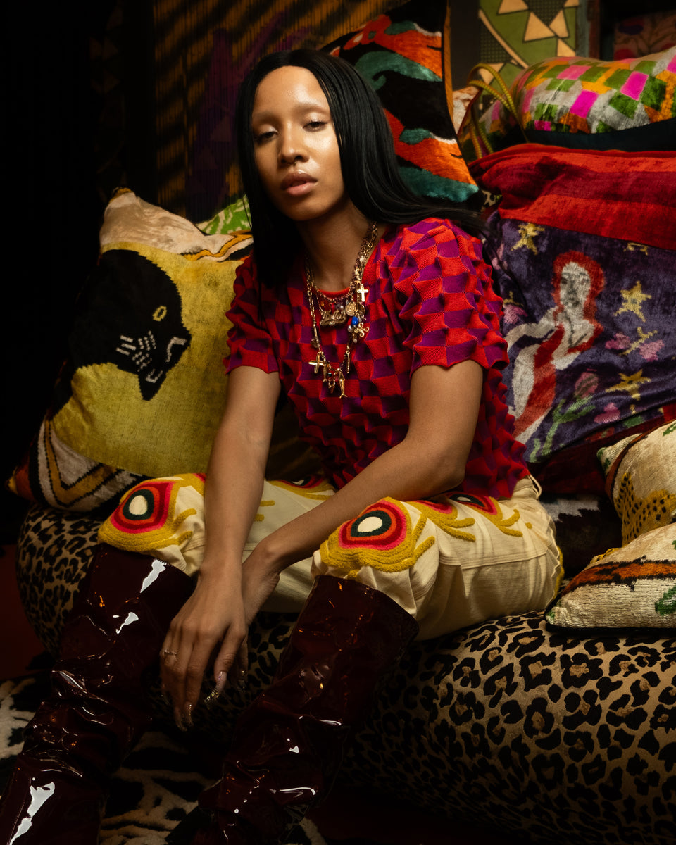 Purple and Orange Spiky Shirt – PRETTY SNAKE