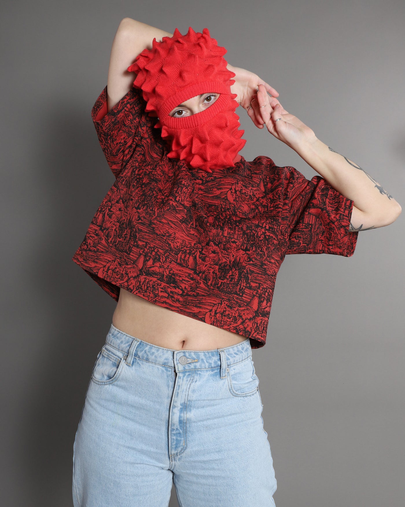 Merino Wool Spiky Balaclava – PRETTY SNAKE